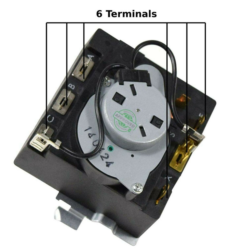 GlobPro EAP9491767-PD00027041 Dryer Timer Control 7 terminals Replacem ...